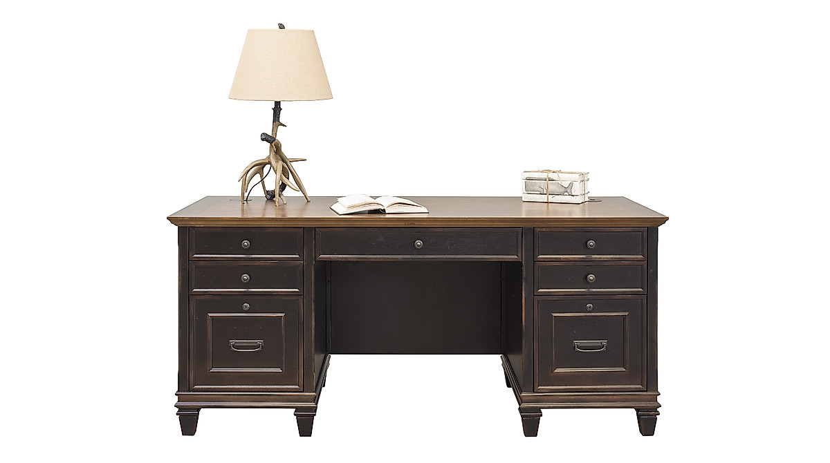 Martin Furniture Hartford Desk & File Cabinet - Fully Assembled ...
