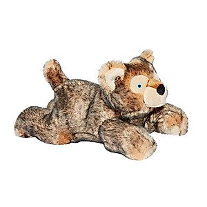 Fluff & Tuff Lobo Wolf Pup Plush Dog Toy,All Breed Sizes