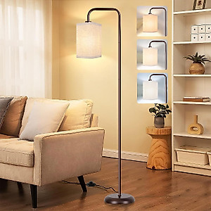 Ruiever Square Lampshades Set of 2, Linen Lampshades L6.3"x W6.3" x H9.84" High, Easy Assembly Replacement Fabric Lampshades for Table Lamps Floor Lamps, Gray Color Lampshade