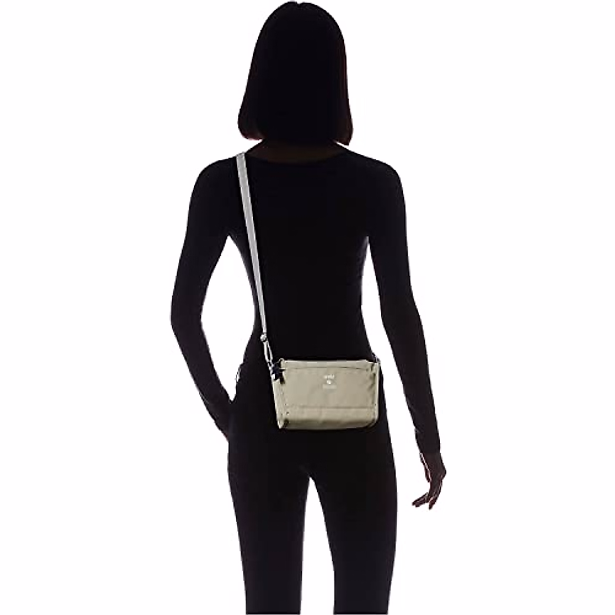 Anero Grande CABIN GTM0173Z Mini Shoulder Bag, Lightweight, Water Repellent, Multiple Storage, Gray Beige