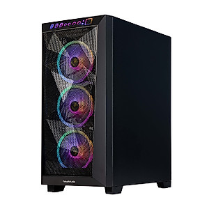 Velztorm Pilum CTO Powerful Gaming Desktop PC Liquid-Cooled (AMD Ryzen 7 3700X 8-Core, 16GB DDR4, 1TB PCIe SSD+2TB HDD (3.5), GeForce RTX 3060 12GB, 120mm AIO, RGB Fans, 750W PSU, WiFi-N, Win11P)