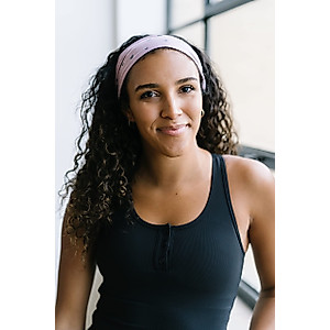 Maven Thread Darling, Workout Headbands for Women, Wide Headbands for Women, Sports Running Headband for Exercise, Gym hairband Athletic Workouts and Yoga 4" Thick Non Slip Sweatbands for Women 2Pack