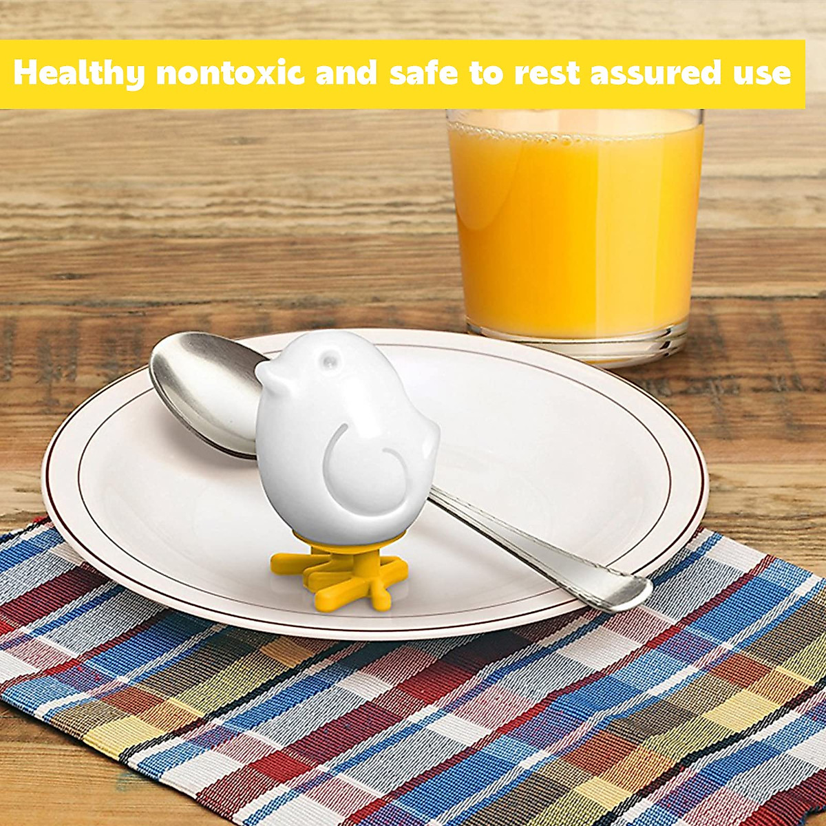 Cute Chicken Egg Mold Boiled Egg Shaper Boiled Egg Mold, Kawaii Egg Tool Chicken Shape, Cute Cartoon Chick Shape Egg Moldfor Children