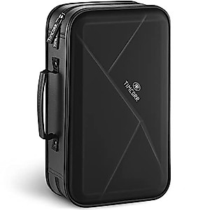 TIMCORR CD Case DVD Holder Storage: 144 Capacity DVD Cases Organizer Portable Wallet Storage - CD Plastic Protective Carrying Binder for Home Travel (Black)