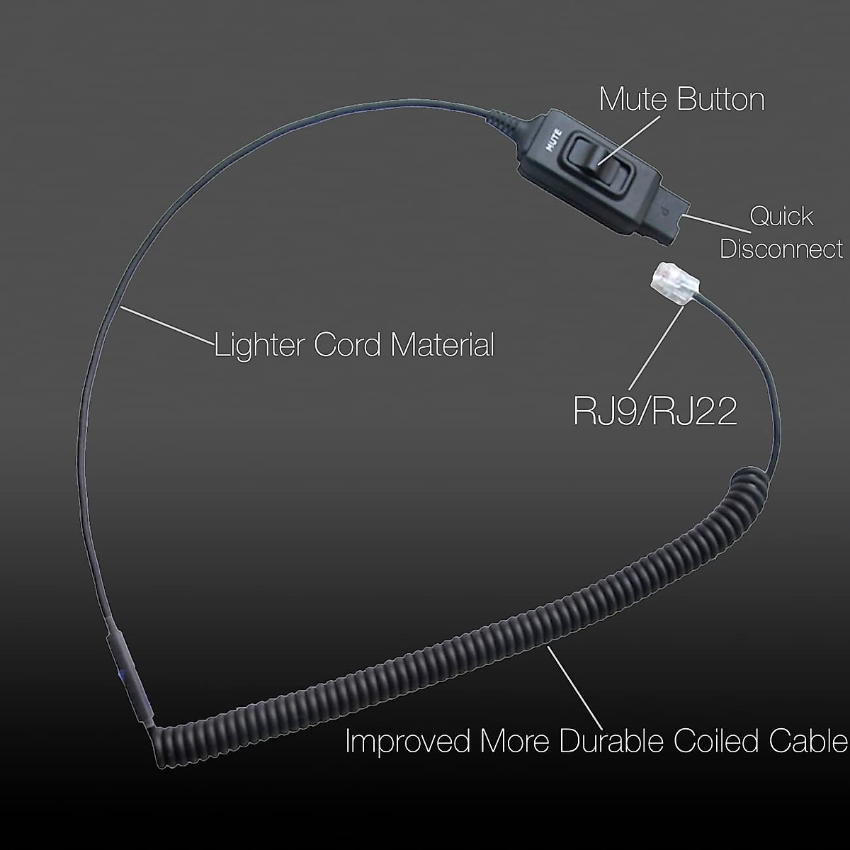 Avaya Compatible Headset XS 820 w/Mute - Avaya IP Phones: J139, J169, J179, 1608, 1616, 9601, 9608, 9610, 9611, 9611G, 9620, 9620C, 9620L, 9621, 9630, 9640, 9640G, 9641, 9650, 9650C, 9670