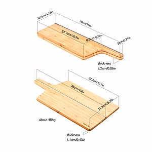 Folding Bamboo Cutting Board with Handle, Taste plus Foldable Wood Cutting Boards for Kitchen, Folding Bamboo Chopping Board 10.9 x 8.4 Inch