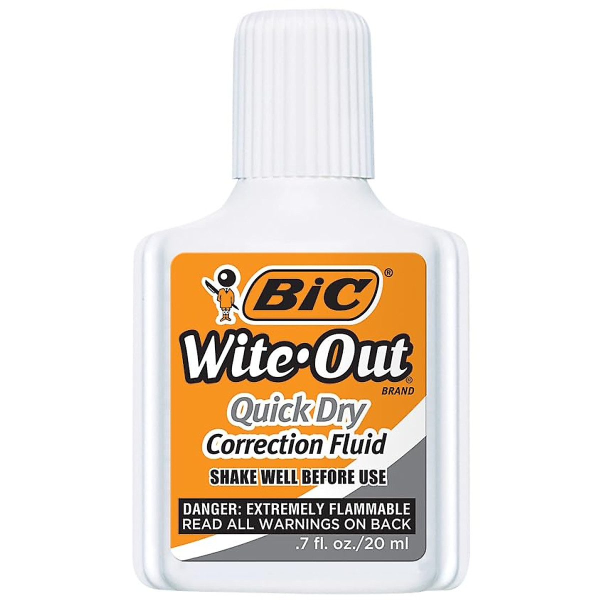 BIC Wite-Out Quick Dry Correction Fluid, 20 ml