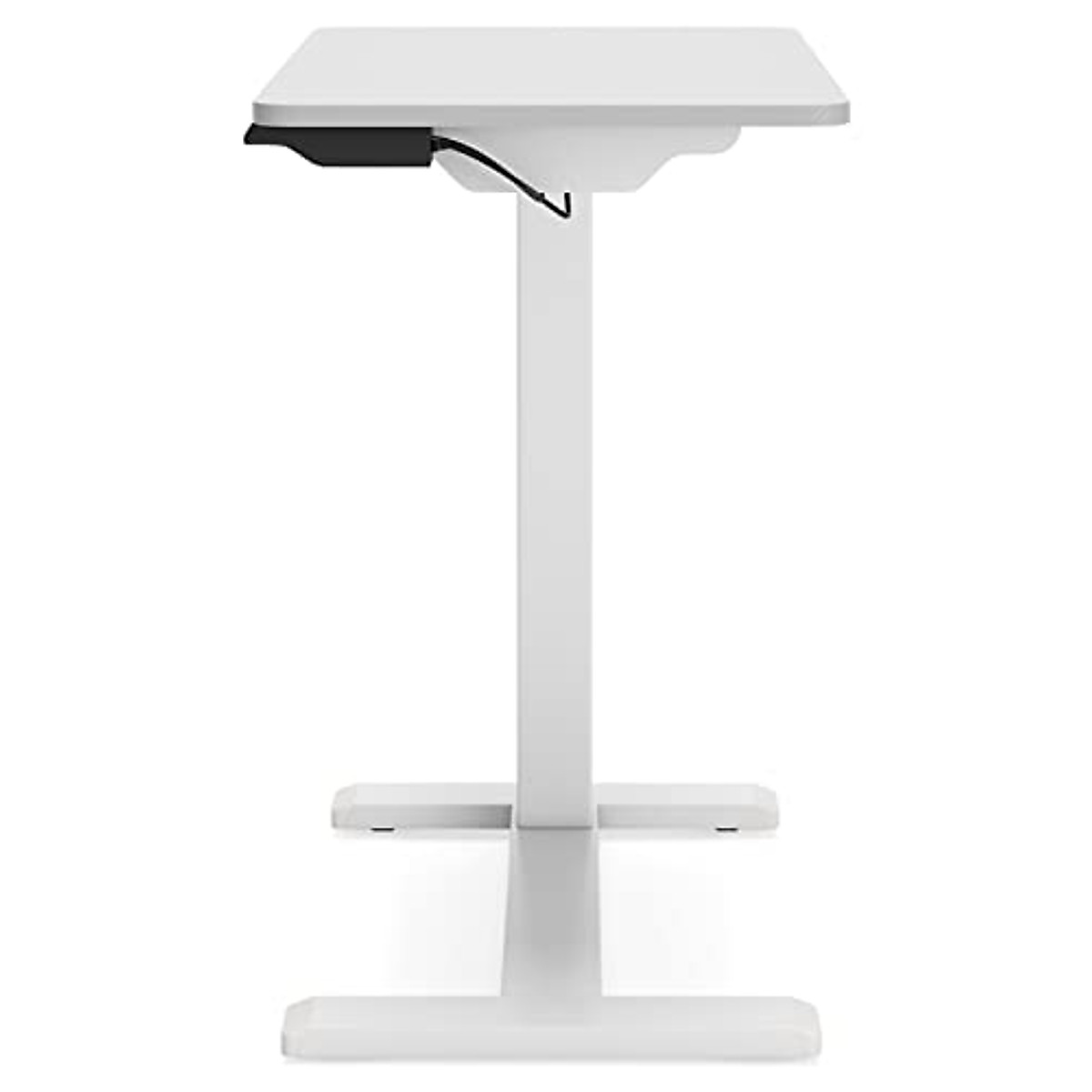Signature Design by Ashley Lynxtyn Adjustable Height Side Desk, 28"W x 16"D x 26/41"H, Black