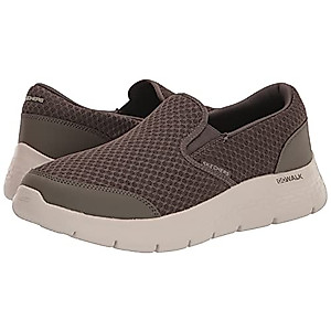 Skechers Men's Gowalk Flex-Athletic Slip-On Casual Loafer Walking Shoes with Air Cooled Foam Sneaker, Khaki 2, 11.5