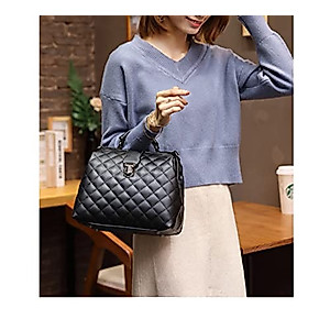 Jopchunm Top Handle Satchel Quilted Crossbody Bags Designer Purses and Handbags for women