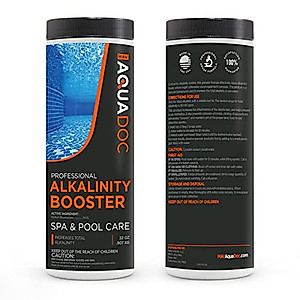 AquaDoc Total Alkalinity Increaser for Hot Tub to Keep Alkalinity Up for Spas - Alkalinity Booster Chemical for Hot Tub & Spa pH Balance - Get Fresh Water pH Balance & Bring Alkalinity Up