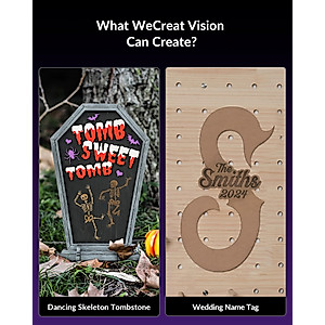 WECREAT Vision 40W Laser Engraver and Cutter Machine with Automatic Conveyor Feeder, Fume Extractor, 4-in-1 Rotary, Air Assist, Laser Bed for DIY Engraving and Cutting Acrylic Wood Metal Leather