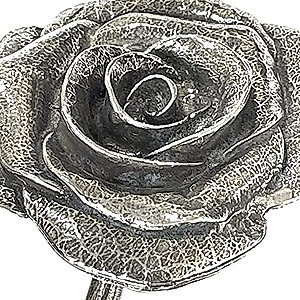 English Pewter Company 10th Tenth Tin Ten 10 Year Wedding Anniversary Everlasting Forever Rose Keepsake Gift [ANN101]