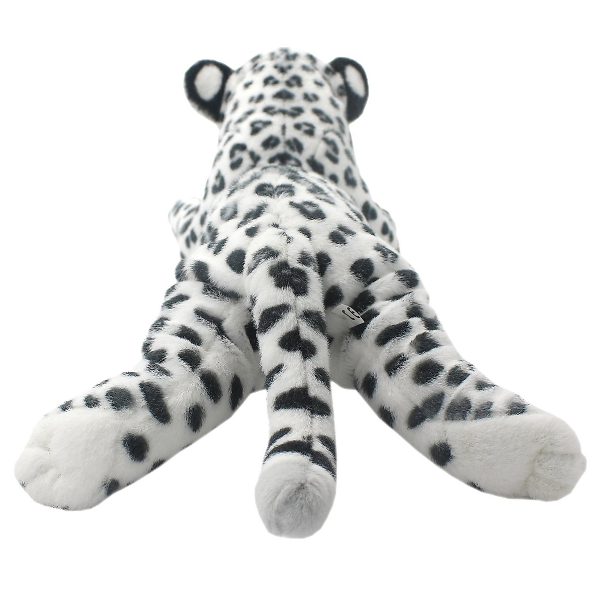 TAGLN The Jungle Animals Stuffed Plush Toys Cheetah Tiger Panther Lioness Pillows (White Leopard, 16 Inch)