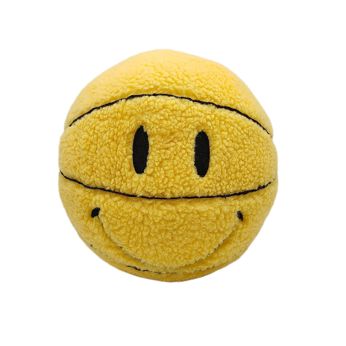 bLwhzfi 11 inch Simple Like-Smile Face Basketball Like-Smile Face Pillow Plush Throw Pillow Gift Home Funny Expression Children's Room Decoration (Cashmere - Yellow)……