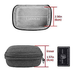 Geekria Shield Headphones Case Compatible with Anker Soundcore Liberty 2 Pro, Liberty 3 Pro, P3i, True Wireless Earbuds Case, Replacement Hard Shell Travel Carrying Bag with Cable Storage (Grey)