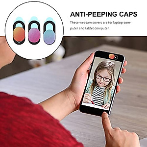 3Pcs Camera Cover Privacy Cover Privacy Protector Webcam Privacy Protection Eye Webcam Cover Slider Decorative Camera Caps Cartoon Notebook Camera Shield Webcam Caps Universal Lens