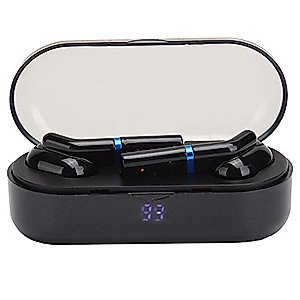 Vbestlife Bluetooth 5.0 Headphones, Wireless Earbud, Wireless Earphones, Stereo Earphones, Wireless Headphones, Dual Host, one Button Control, with Charging Box, for Sports, Outdoor