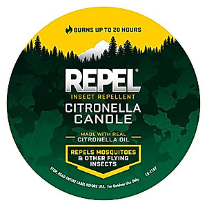 Repel 64090-1 Scented, 6 candles, clear