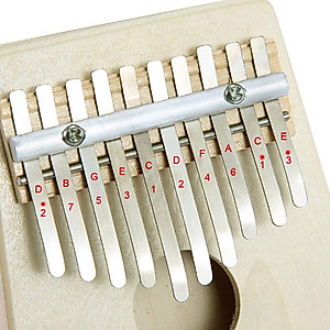 YiPaiSi 10 Keys Kalimba Thumb Piano, Portable Likembe,Sanza, Mbira Finger Piano, Kalimba Mbira Likembe Sanza Finger Hand Thumb, Birthday Gift For Kids Adult Beginners