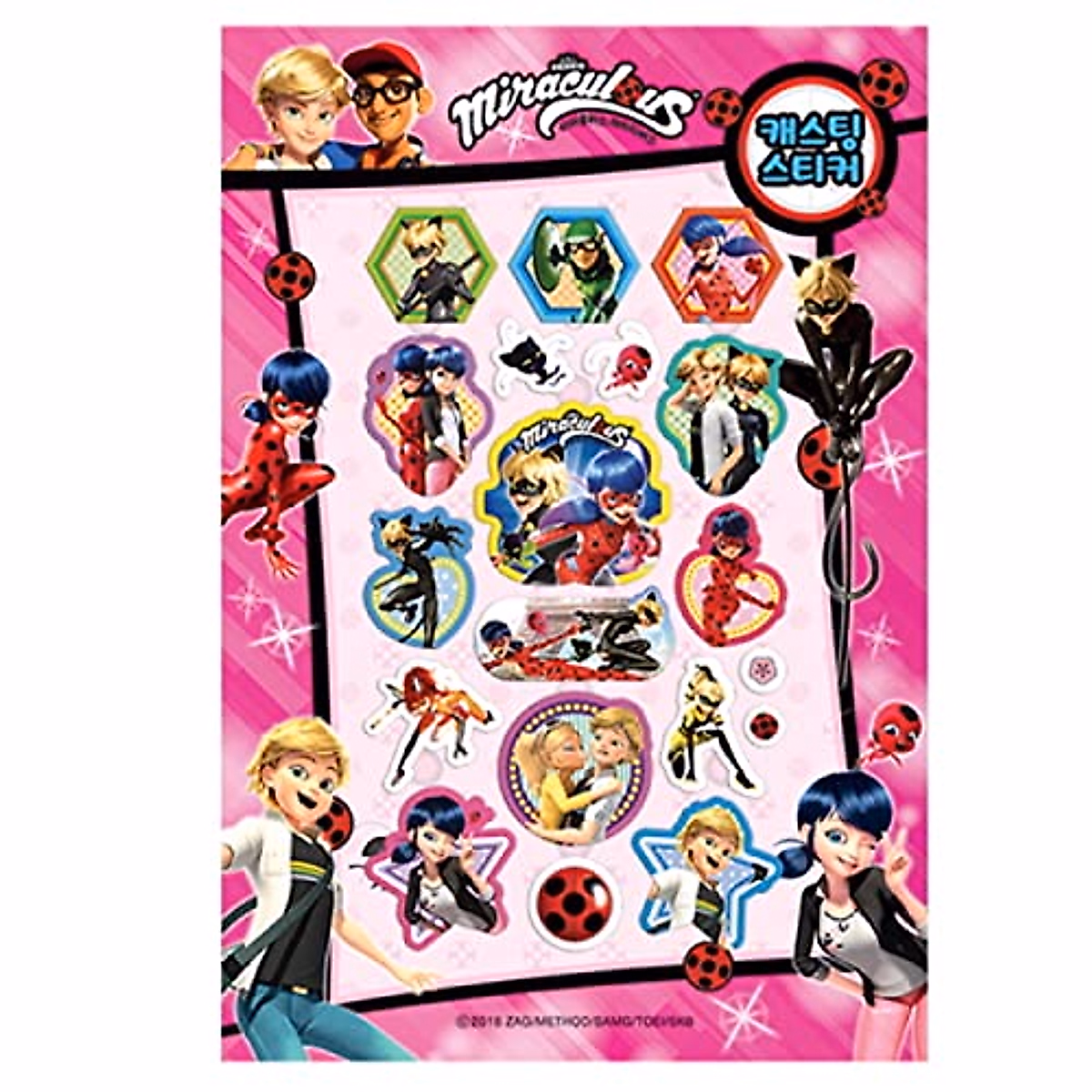 Miraculous Ladybug Sticker Book Multiple Sticker Collection Book Ver.2