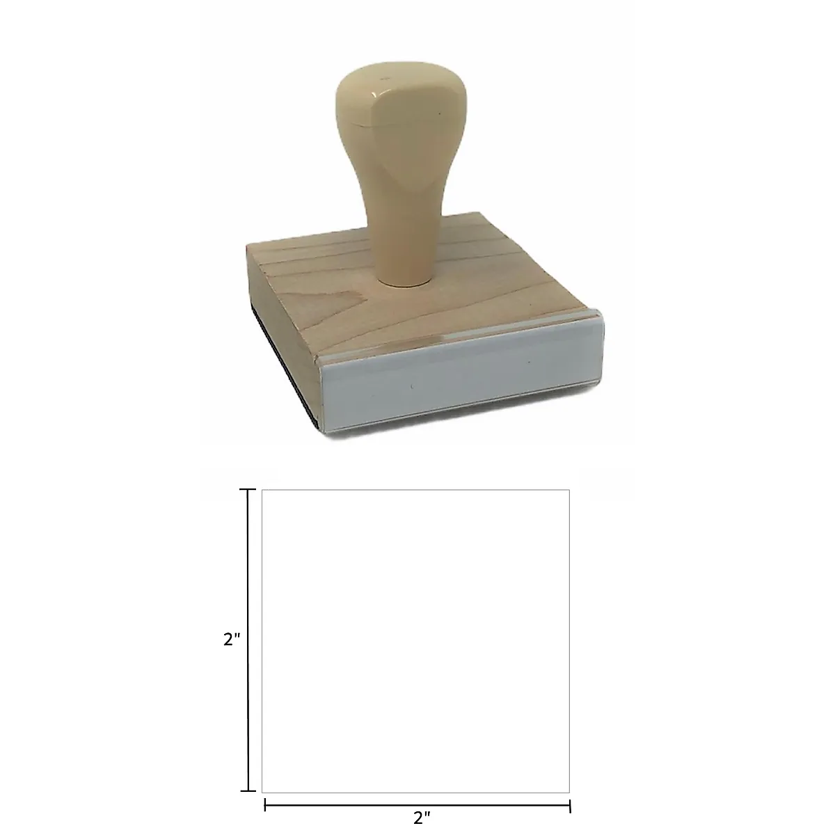 Infusion Currency Exchange Rubber Stamp, 2 X 2'' Wood Stamp