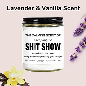 Younift Sarcastic Candles, Farewell Gifts for Coworkers, Goodbye Gifts, Coworker Leaving Gifts for Women, Men, Going Away Gifts for Coworker, Leaving Job Gifts, Moving Away Gifts for Friends