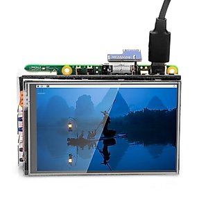 OSOYOO 3.5 inch HDMI LCD Touch Screen Monitor Display TFT 480 * 320 Pixel Resolution for Raspberry Pi 5 4 3 Model B B+ 2 with Stylus Pen