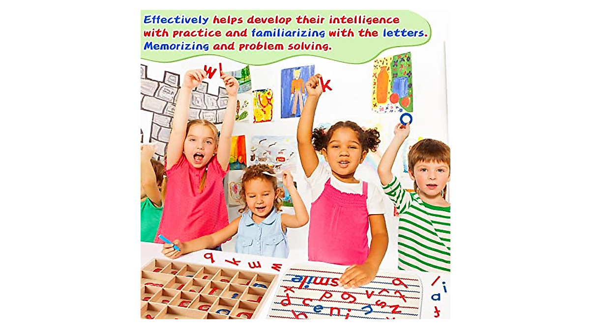 Montessori Movable Alphabet Set for Fun Learning