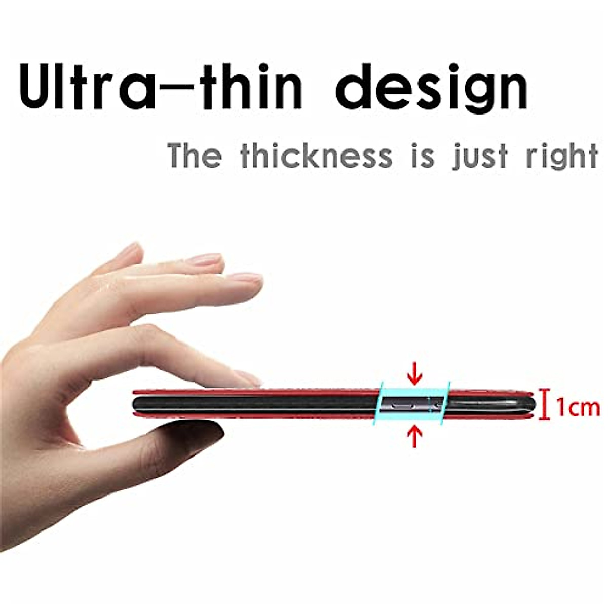 MTQLX Case for Oppo Reno2 z Wallet Case,Fashion Women Luxury Premium PU Leather Flip Protective Case Cover with [Stand][Lanyard],for Oppo Reno2 z- Red