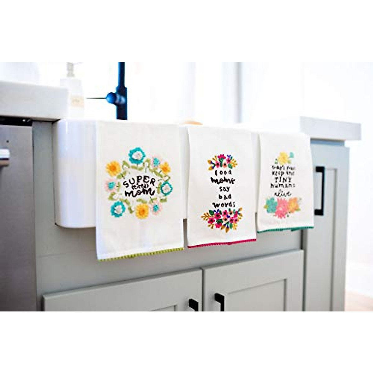 Super MOM Floral Towel