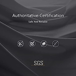 TEXARTIST Premium 2100 Series Queen Comforter All Season Breathable Cooling Grey Comforter Soft 4D Spiral Fiber Quilted Down Alternative Duvet with Corner Tabs Luxury Hotel Style (88"x88")