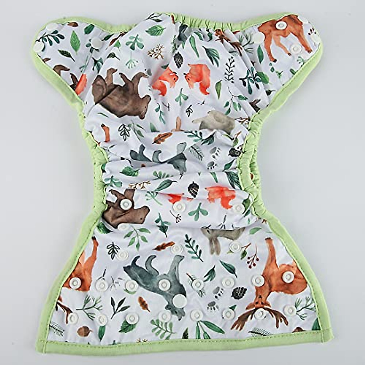 ReUseLife One Size Cloth Diaper Cover Snap with Double Gusset 6 Pack (6DC03)