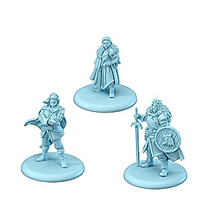 CMON A Song of Ice and Fire Tabletop Miniatures Game Stark Heroes III Box Set - Expand Your Forces with Iconic Stark Heroes! Strategy Game for Adults, Ages 14+, 2+ Players, 45-60 Min Playtime, Made