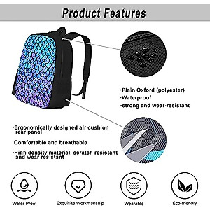 17-inch Backpack Large Capacity Casual Daypacks Fashion 3d Computer Bag for Teens