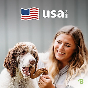 Benebone Tripe Bone Durable Dog Chew Toy for Aggressive Chewers, Real Tripe, Made in USA, Small