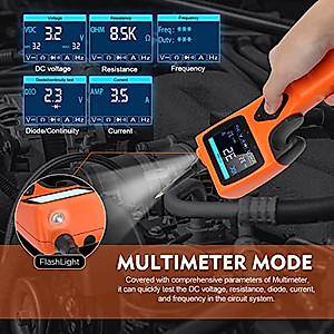 Power Circuit Probe Tester 9-30V Car Circuit Tester, Component Activation Electrical Tester, Relay Tester, Multimeter Circuit Breaker Finder, Injector Tester, with 20FT Test Cable LED and Test Light