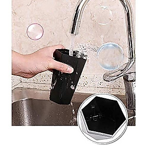 WXXGY Trash Can Garbage Bin Bedroom Bin Rubbish Basket for Home Office Kitchen Bath Garbage Can/Gold