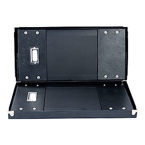 Snap-N-Store VHS Storage Box - Pack of 2 - Durable Movie Organizer Set with Lids - Boxes Hold up to 30 VHS Tapes - Black