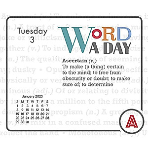 2023 Word a Day Day-at-a-Time Box Calendar