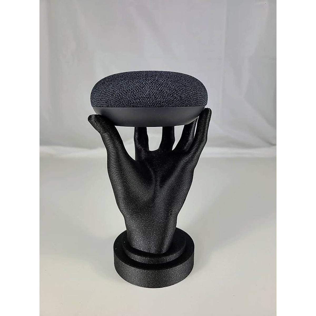 Dancyn Studios Living Hand Stand for Google Home Mini & Google Nest Mini, Echo Dot 3rd Generation Smart Home Audio Speakers, Sparkle Black, One Size