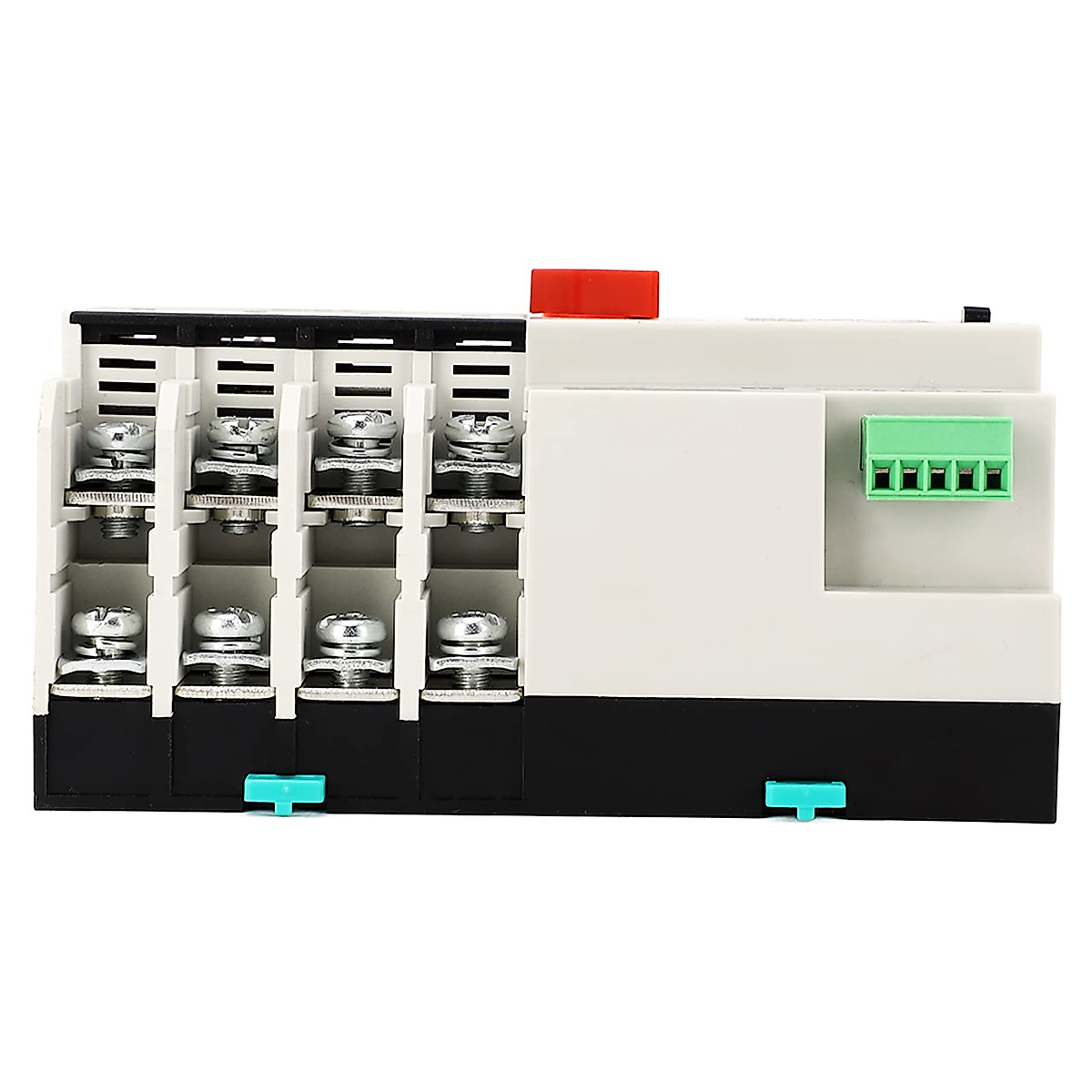 Dual Power Automatic Transfer Switch, NLQ3 125 4P 100A 110V Mini ATS Electrical Selector Switches Din Rail Mounted Dual Power Switch Generator Changeover Switch for Emergency Power