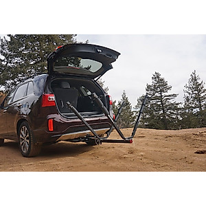 Let's Go Aero BBR253 BikeWing Hitch Rack (4 Tilt Up Four Bike (BBR253)), Black