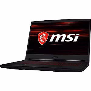 MSI GF63 Gaming Laptop, 15.6" Full HD Display, Intel Core i5-10500H Processor, 16GB RAM, 1TB SSD, NVIDIA GeForce GTX 1650 Graphics, Backlit Keyboard, Wi-Fi 6, Windows 11 Home