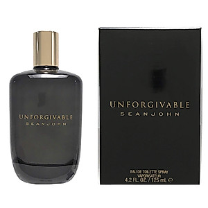 Sean John Unforgivable by Sean John for Men Eau De Toilette Spray, 4.2 fl oz
