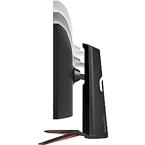 LG 34GP63A-B 34" Curved Ultragear QHD (3440 x 1440) HDR 10 160Hz Gaming Monitor with Tilt/Height Adjustable Stand, AMD FreeSync Premium, Display Port and HDMI, Black, WEPGPY