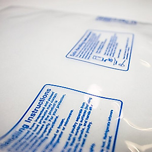 UltraSource Safe Handling Pouches, 3 mil, 12" x 20" (Pack of 500)