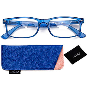 Newbee Fashion-Clear Lense Glasses Men Women Fashion Clear Lens Glasses Frame Non Prescription Rectangular Frame