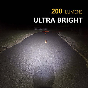 Ultra Bright Hat Light - 200 Lumens CREE LED Clip on Baseball Cap Light, Rechargeable Mini Hands Free Headlamps for Camping Running Fishing Working - IPX5 Waterproof - 2023 Upgraded