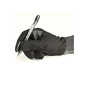 Seirus Innovation Men's Hyperlite All Weather Polartec Glove with Sound Touch Technology, Black, Large